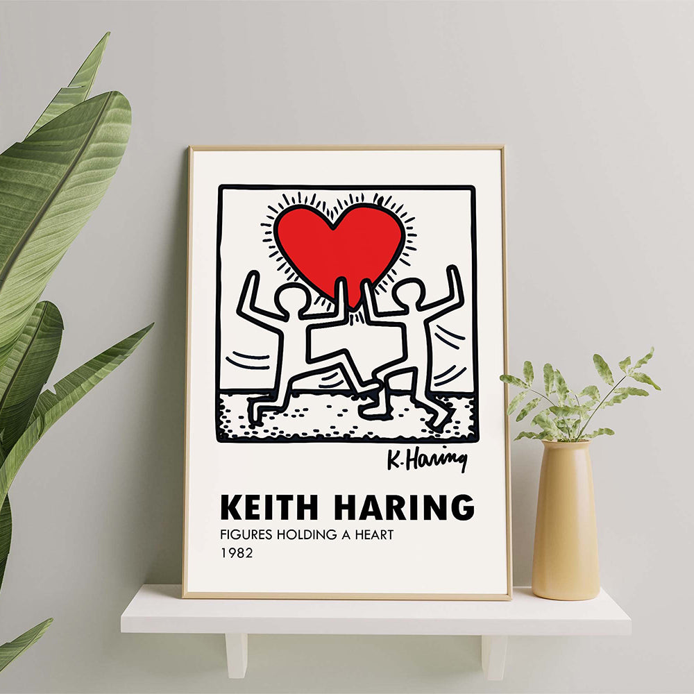 Keith Haring Running Heart